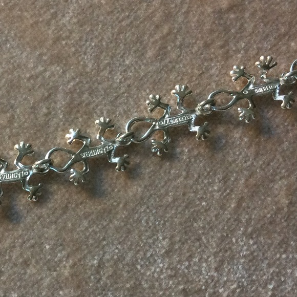 Jewelry | Unique Sterling Silver Gecko Bracelet | Poshmark